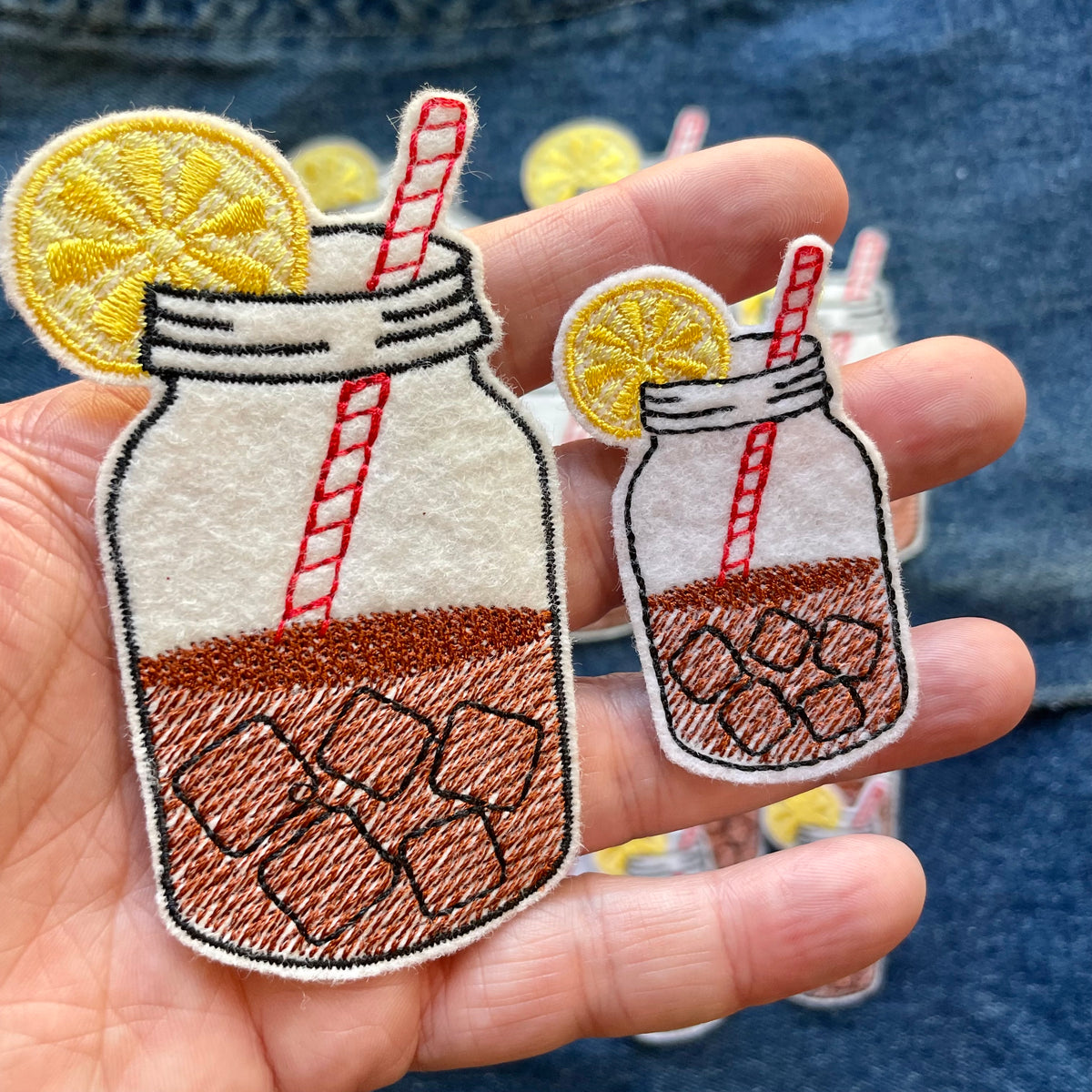 Sweet Tea Patch Large – Southern Fried Stitching