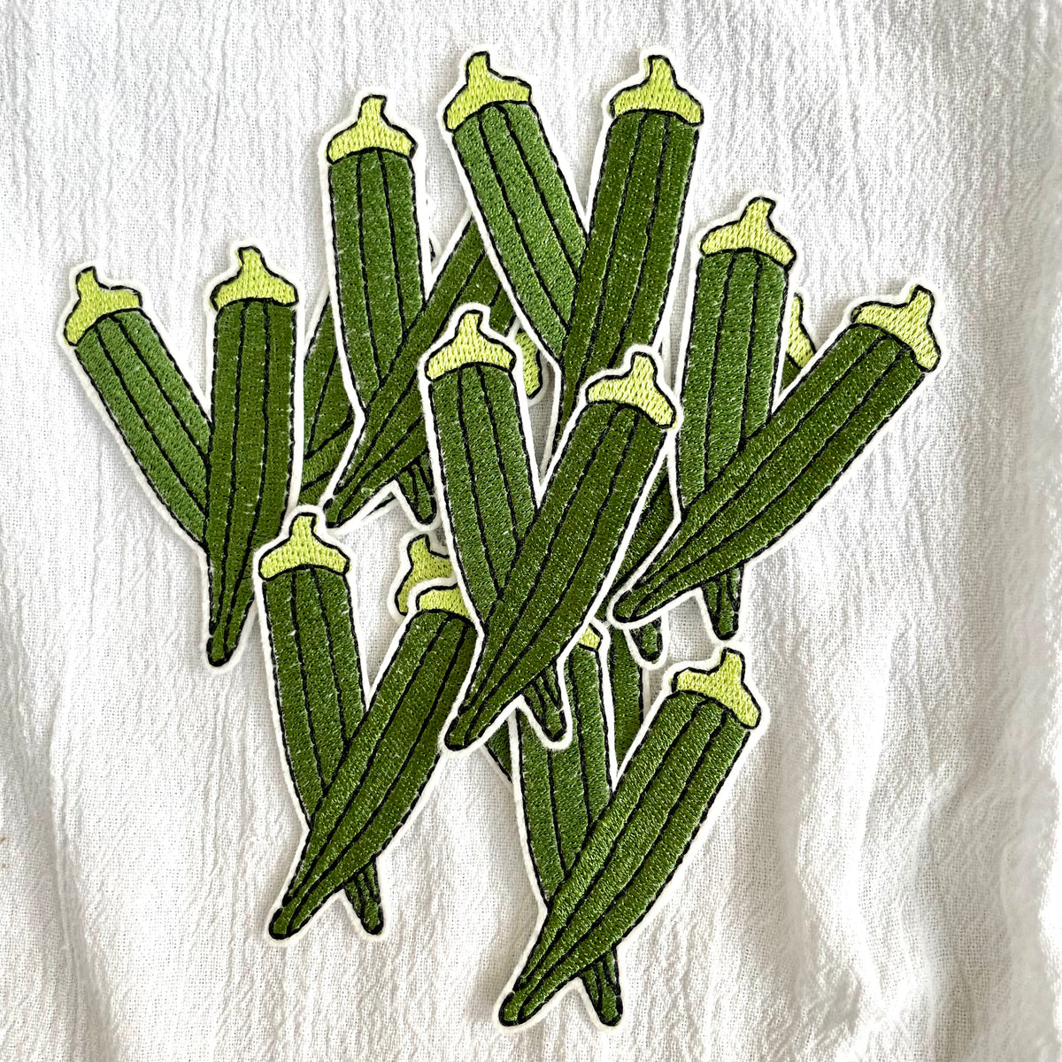 Okra Pods Patch – Southern Fried Stitching