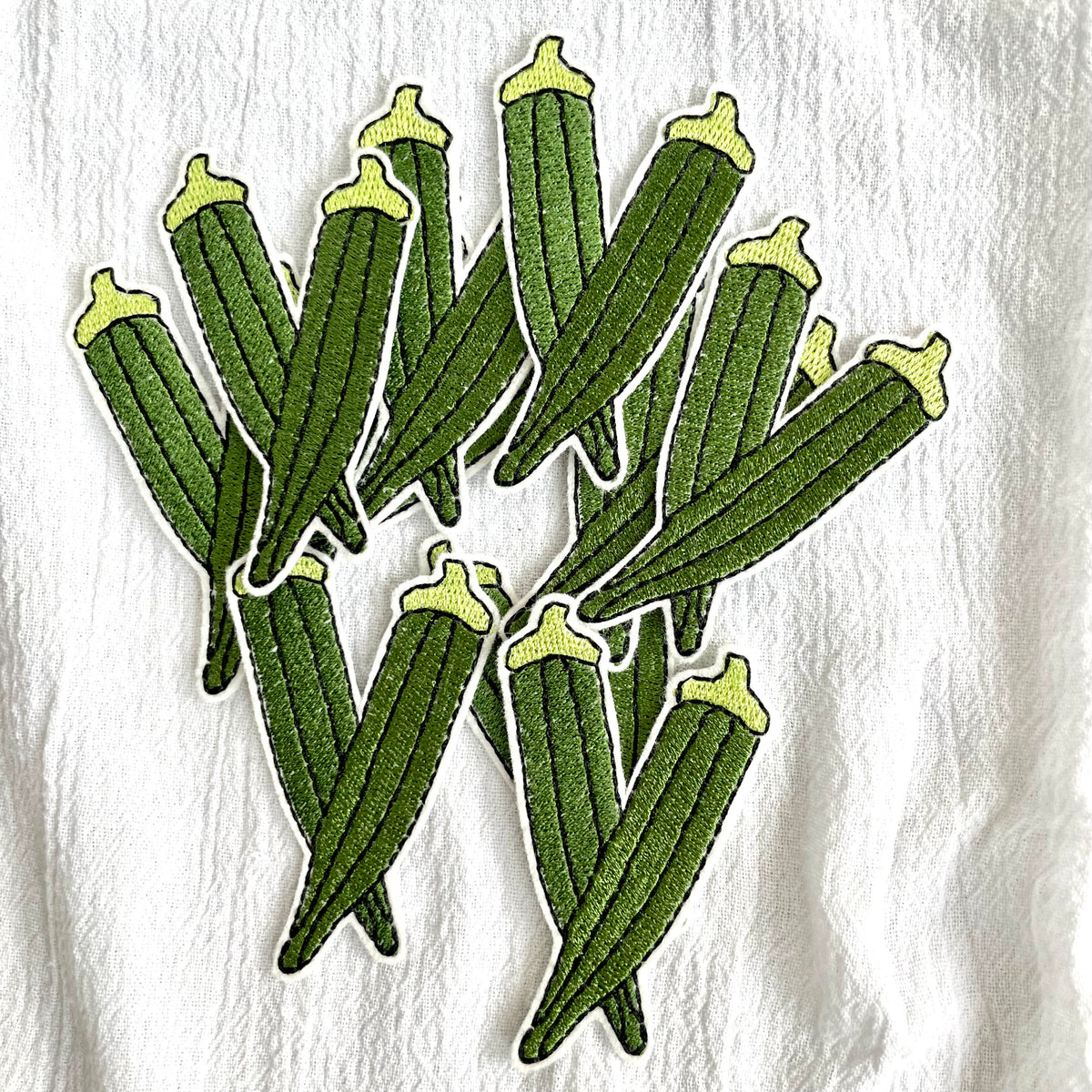 Okra Pods Patch – Southern Fried Stitching